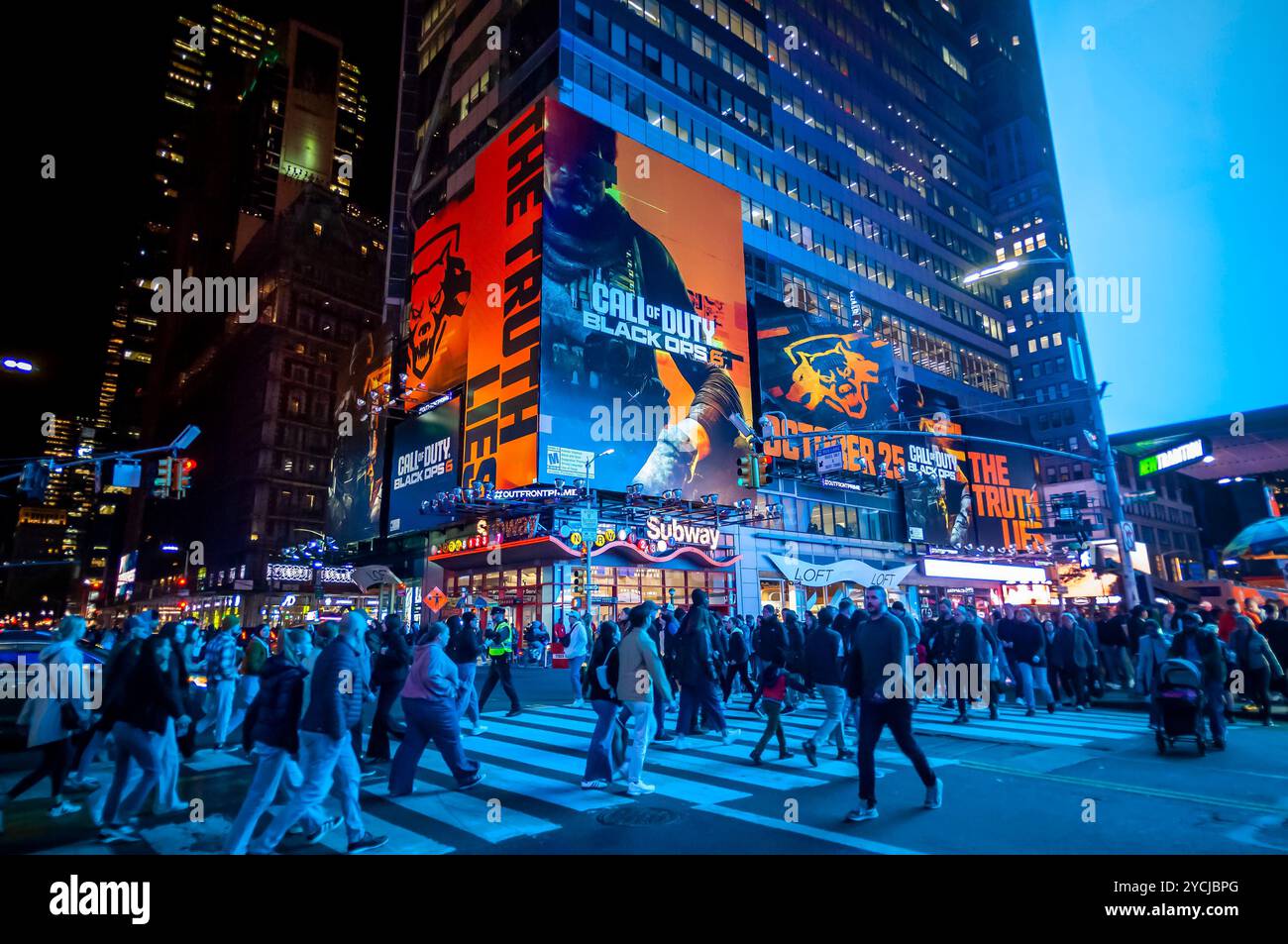 A billboard for the Activision video game "Call of Duty: Black Ops 6 ...