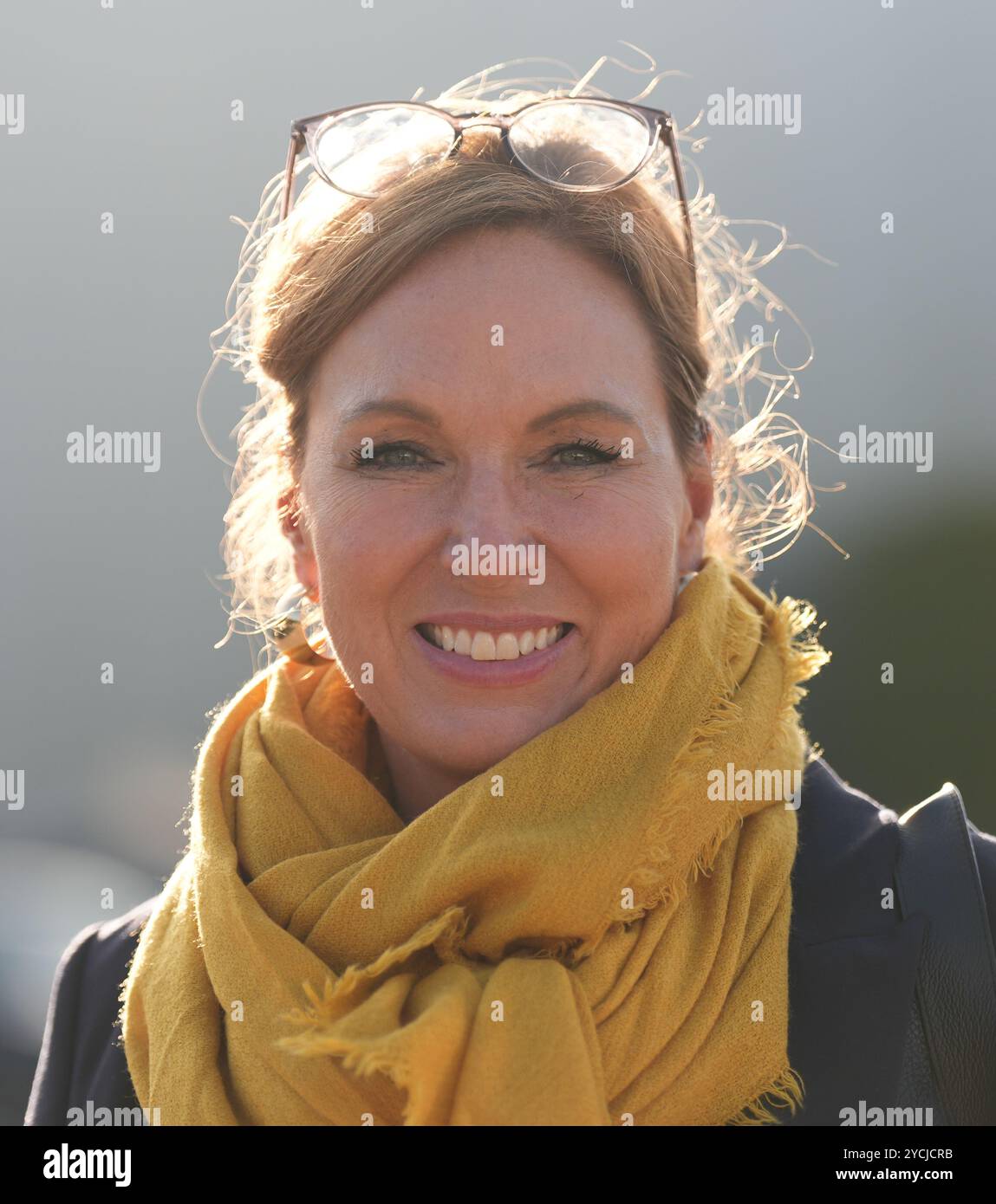 Wedel, Germany. 23rd Oct, 2024. Local politician Julia Fisauli-Aalto ...