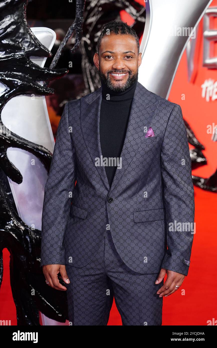 JB Gill attending the Venom: The Last Dance UK premiere at the BFI IMAX ...