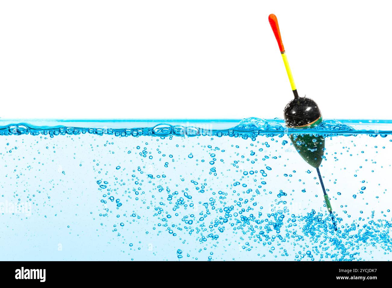 Fishing float against the white background Stock Photo - Alamy