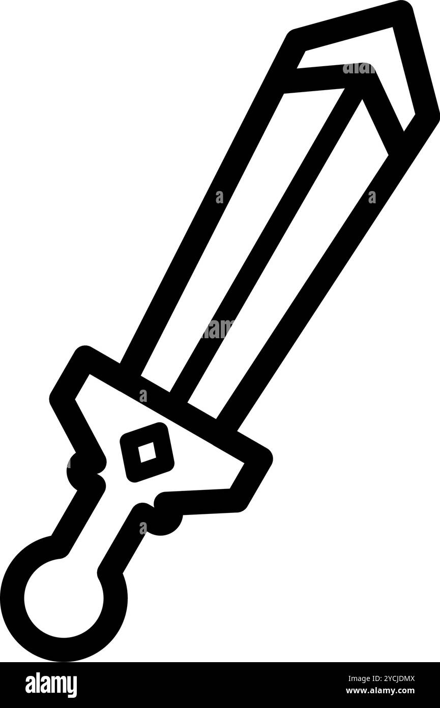 sword- simple vector icon Stock Vector Image & Art - Alamy