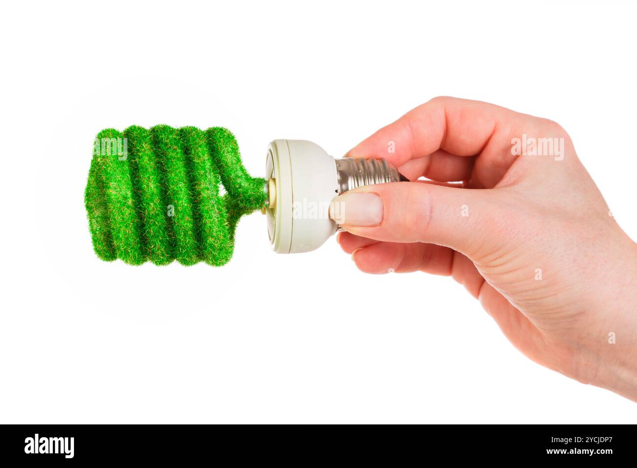 Concept Eco light bulb Stock Photo - Alamy