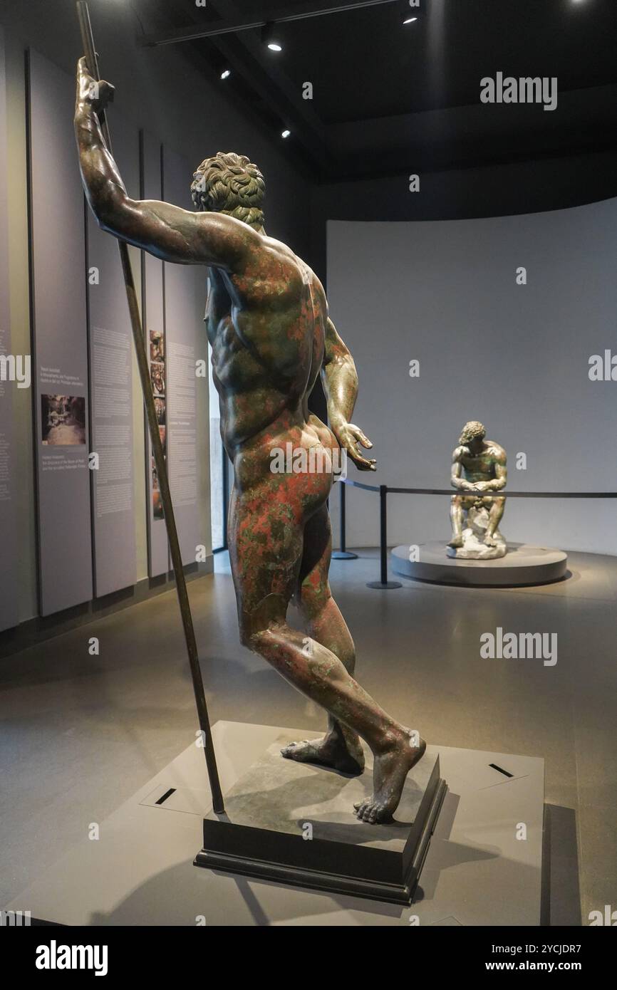 Bronze statue of Hellenistic prince, National Roman Museum, Palazzo ...