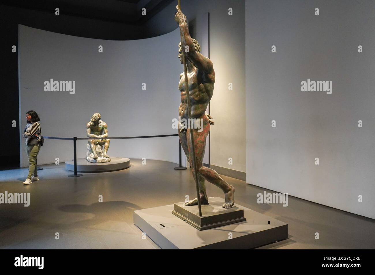 Bronze statue of Hellenistic prince, National Roman Museum, Palazzo ...