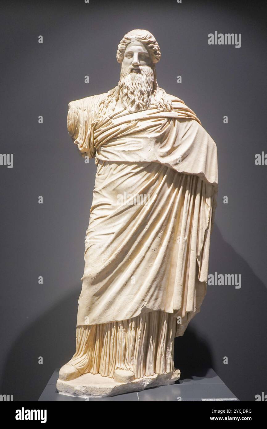 Statue of Dionysus at the National Roman Museum, Palazzo Massimo, Rome ...
