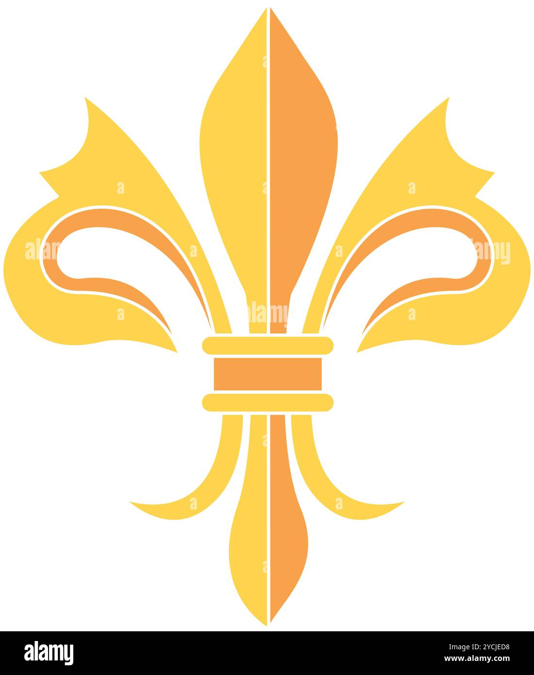 Fleur de lys coat of arms symbol icon Vector Stock Vector Image & Art ...
