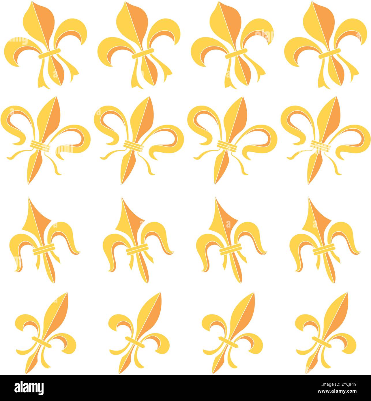 Fleur de lys symbol pattern background Vector Stock Vector Image & Art ...