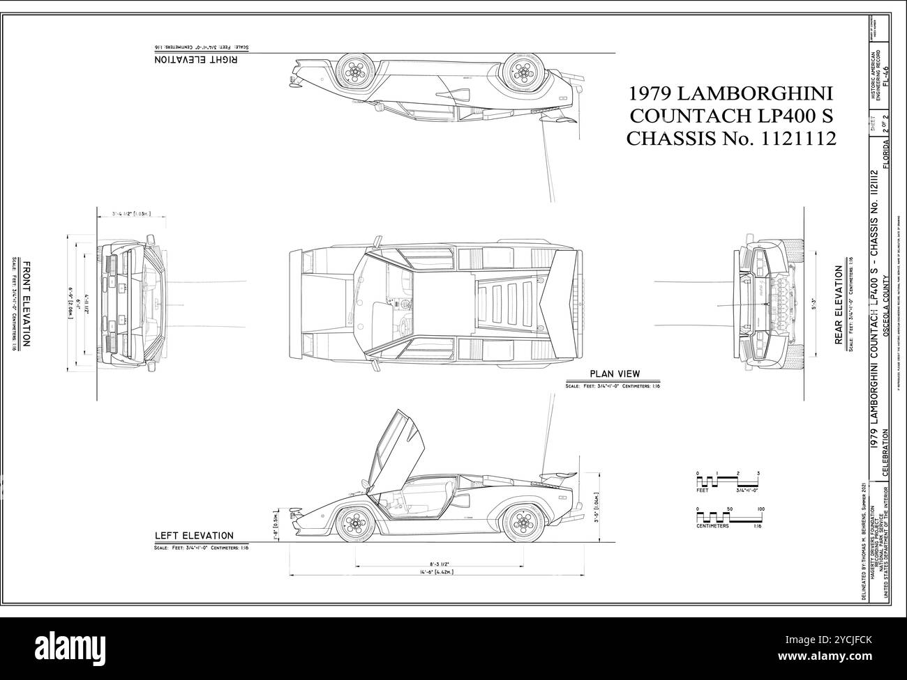 1979 Lamborghini Countach LP400 S (Chassis 1121112), Celebration ...
