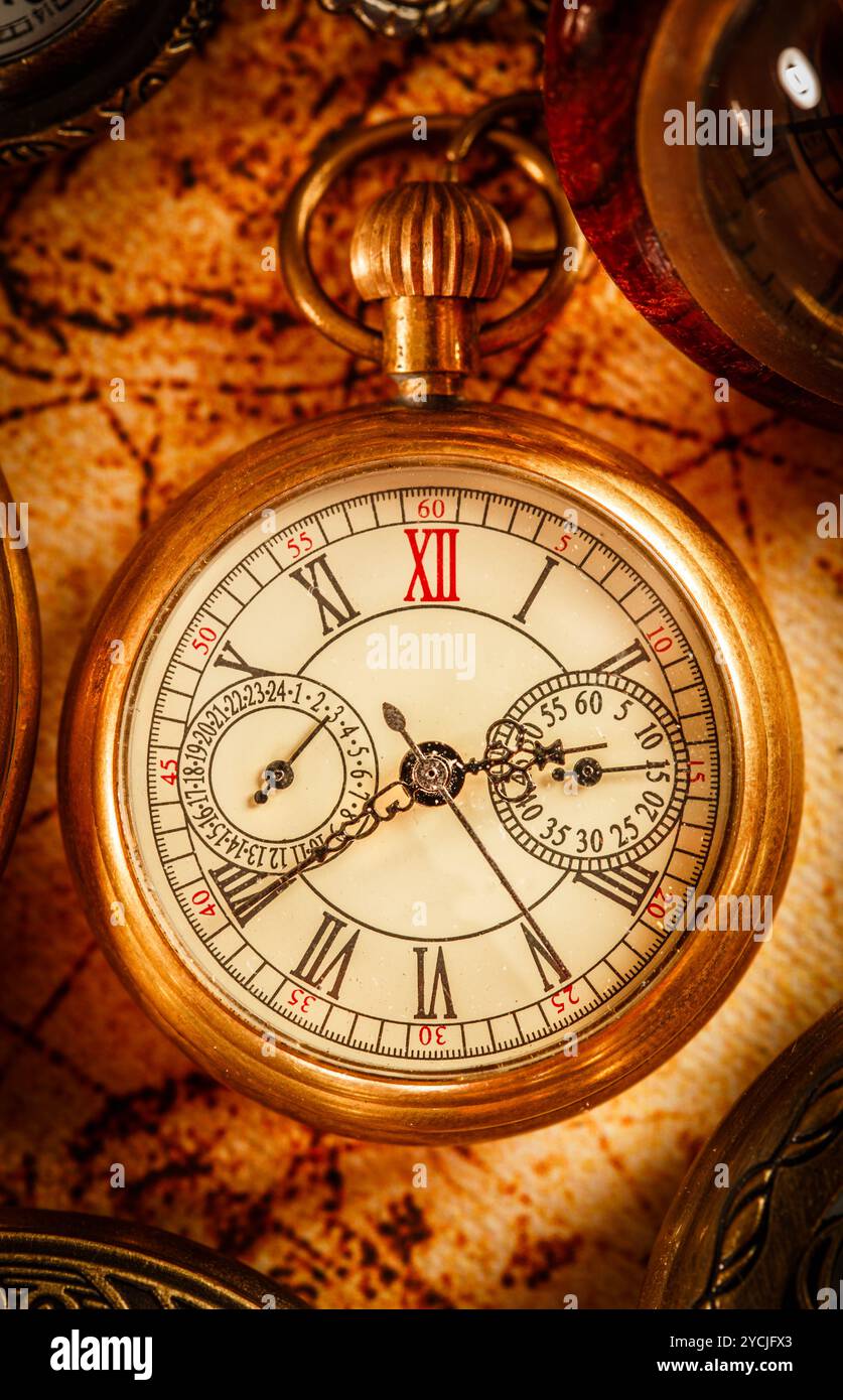 Vintage pocket watch Stock Photo - Alamy