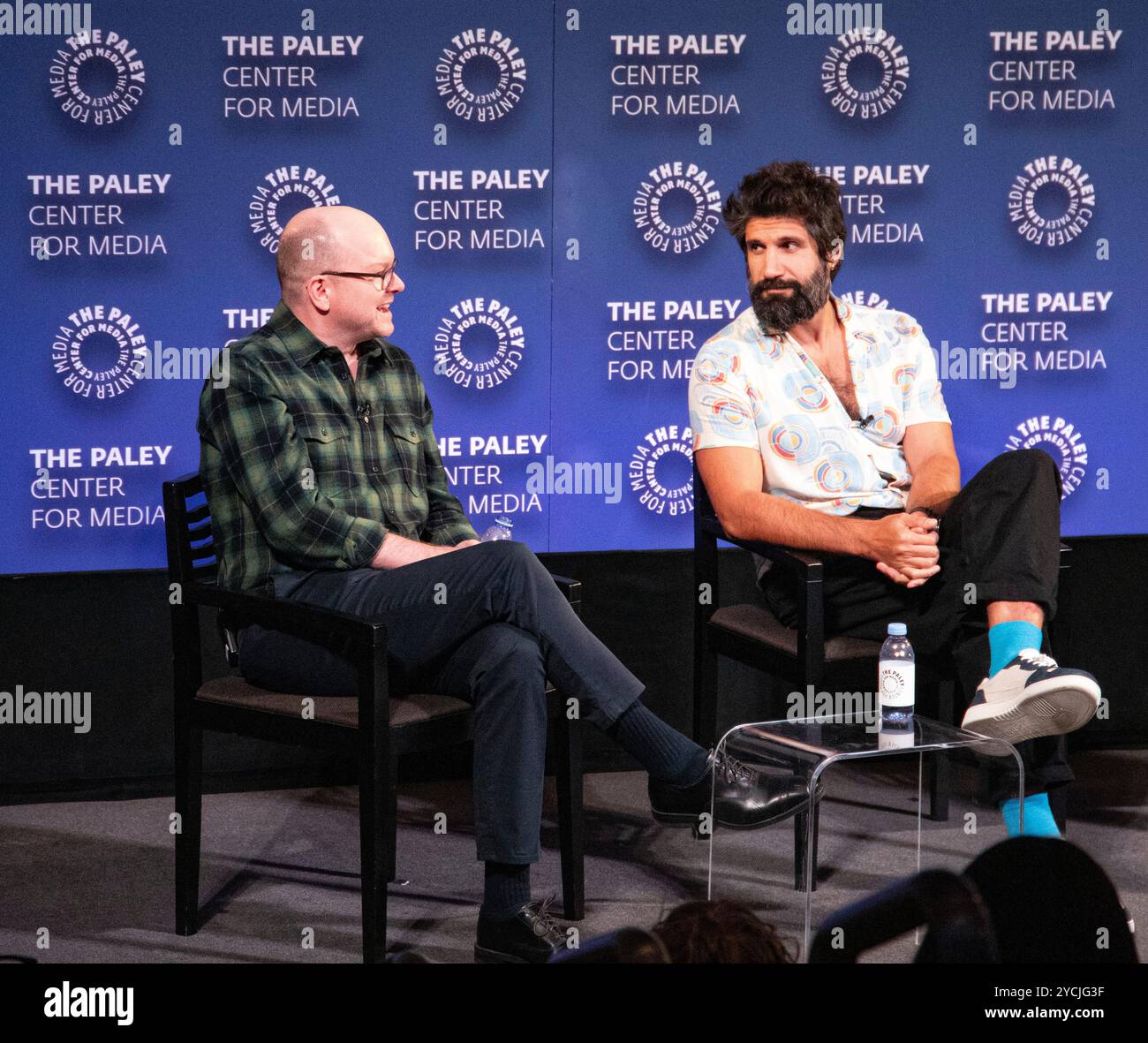 Paley Center, New York, NY. Oct. 19, 2024. Cast and showrunner for What ...