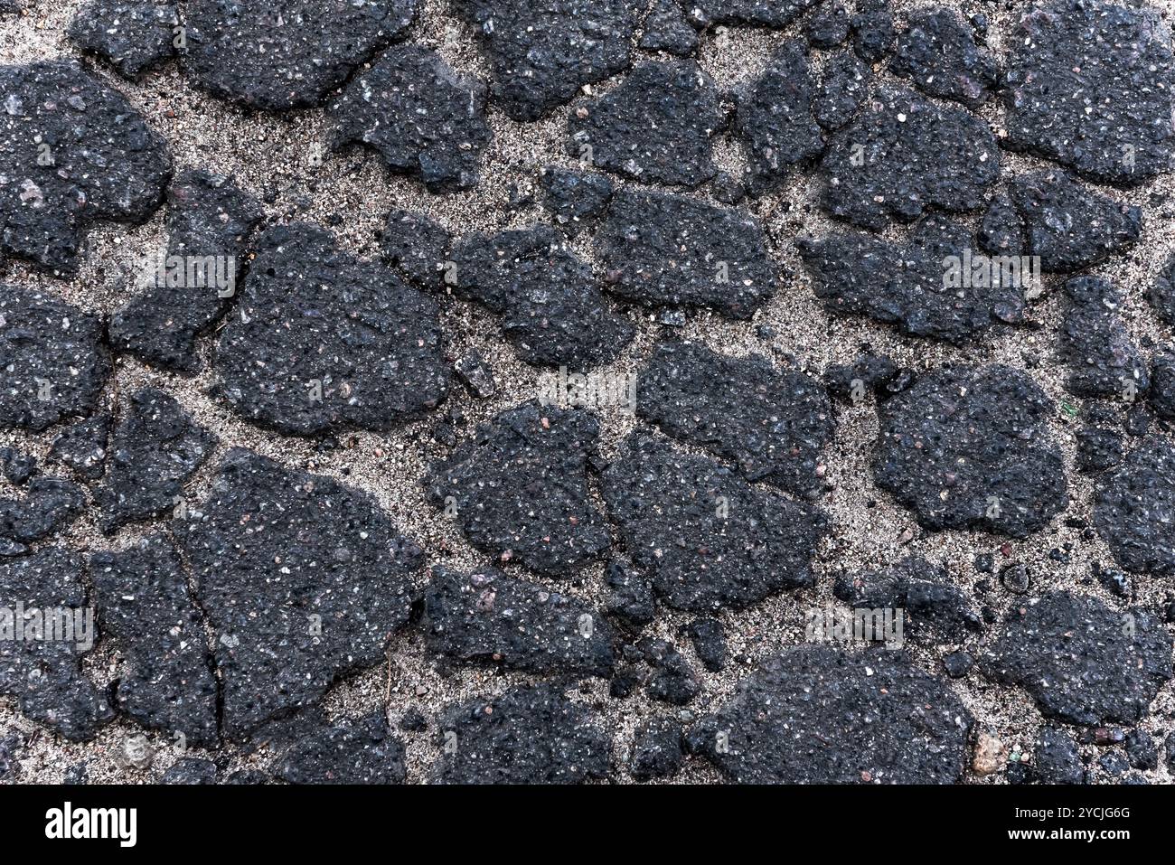 Cracked asphalt texture. Top view. Asphalt. Road background Stock Photo ...