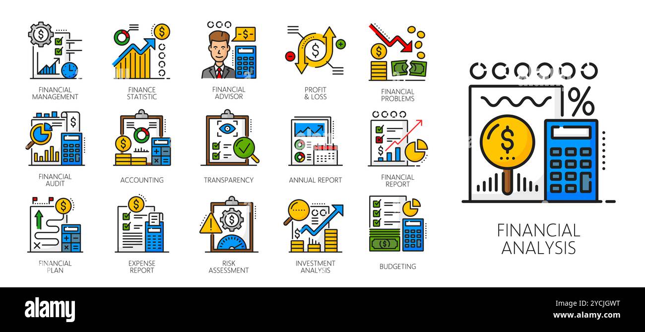 Balance sheet icons hi-res stock photography and images - Alamy