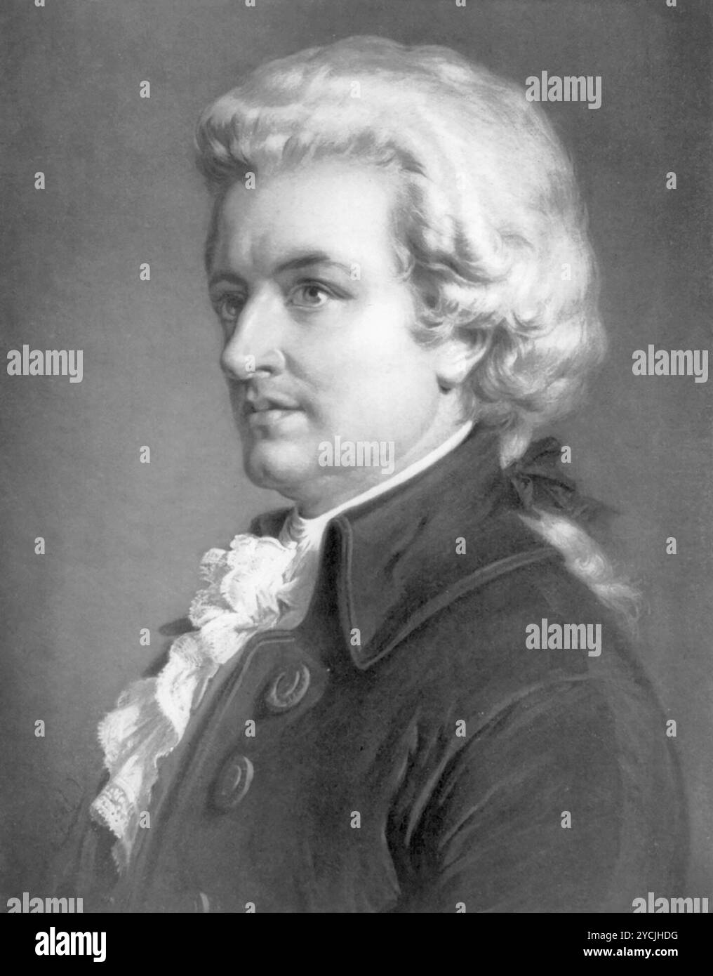 Wolfgang Amadeus Mozart (1756-1791) portrait 1913 Stock Photo - Alamy