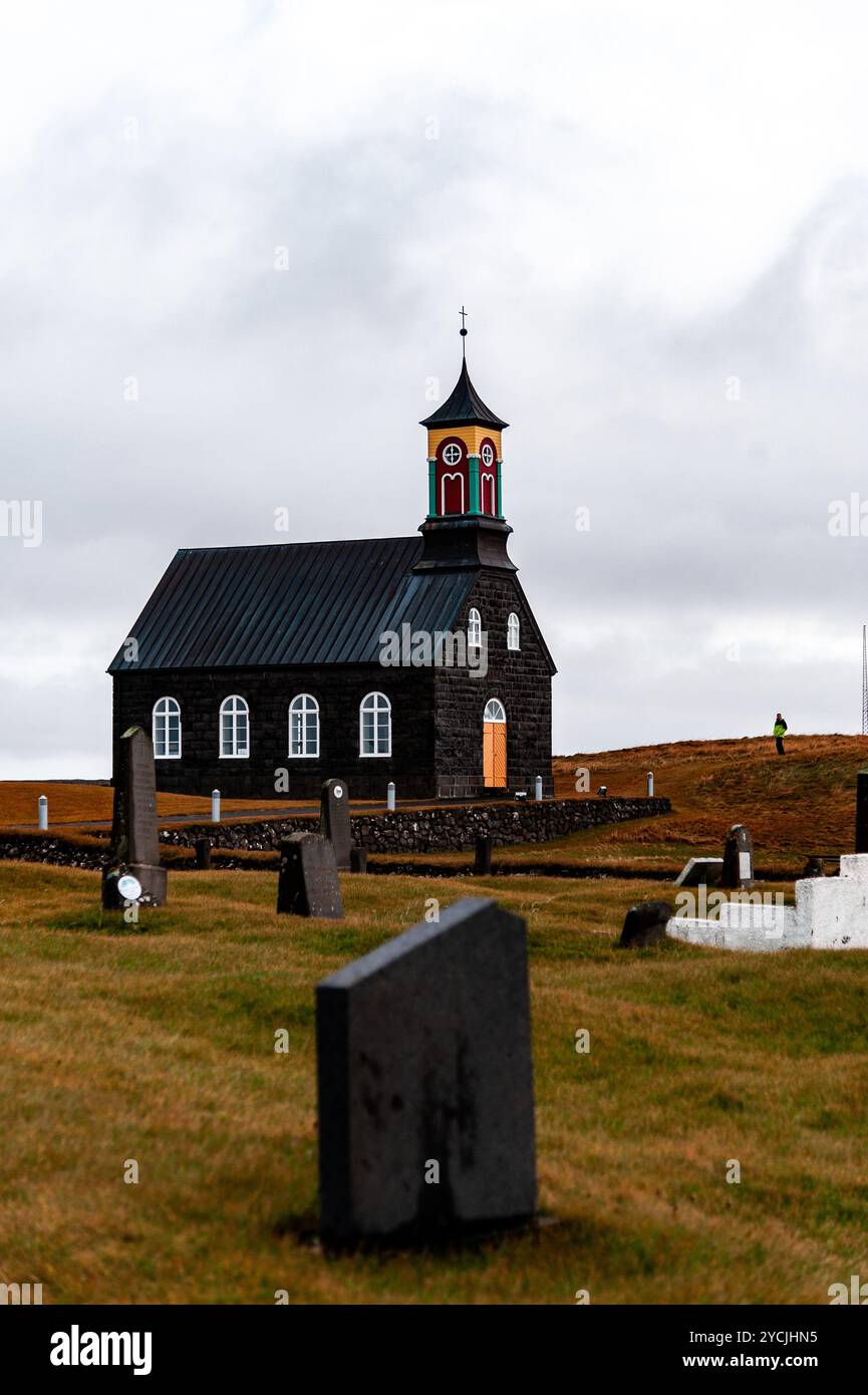 Simple icelandic church in hi-res stock photography and images - Alamy