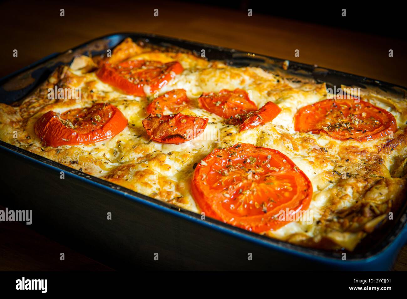 Delicious homemade lasagna rich hi-res stock photography and images - Alamy