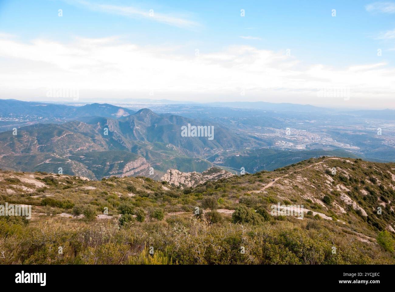 View from montserrat monastery hi-res stock photography and images - Alamy