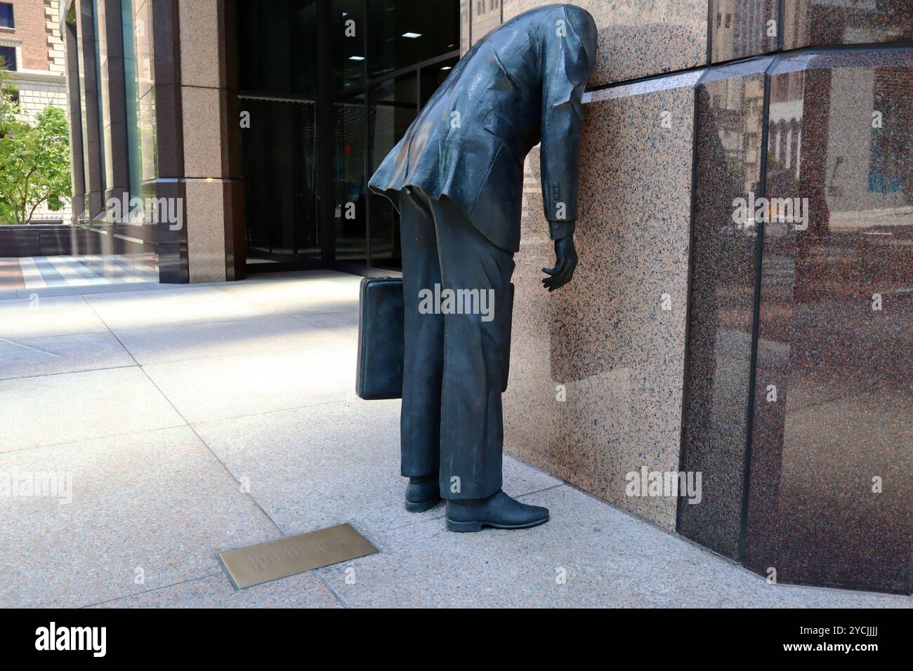 Corporate Head Sculpture. Life-size bronze sculpture created by Terry ...