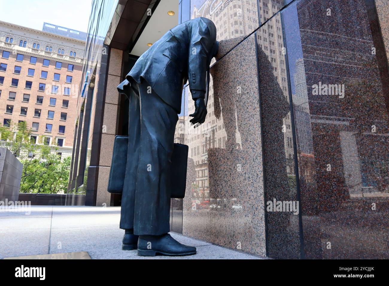 Corporate Head Sculpture. Life-size bronze sculpture created by Terry ...