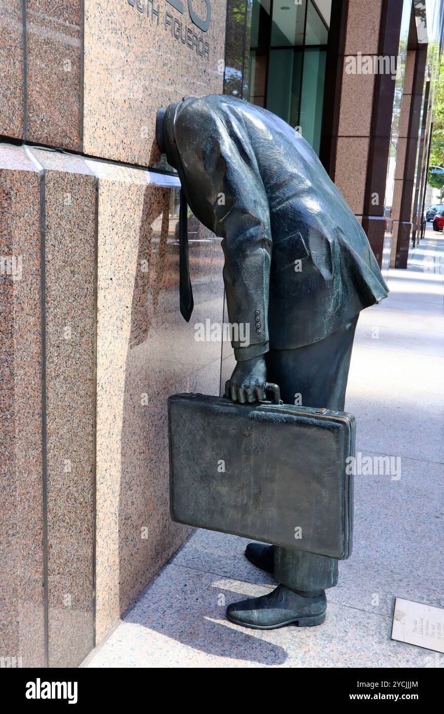 Corporate Head Sculpture. Life-size bronze sculpture created by Terry ...