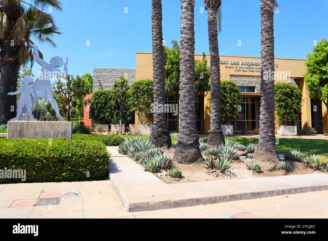 East Los Angeles Library, County of Los Angeles Public Library located ...
