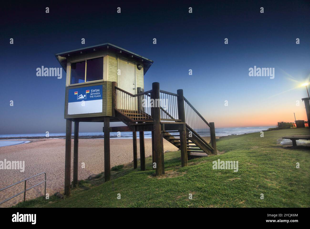 Life Guard Lookout at Toowoon Bay Stock Photo - Alamy