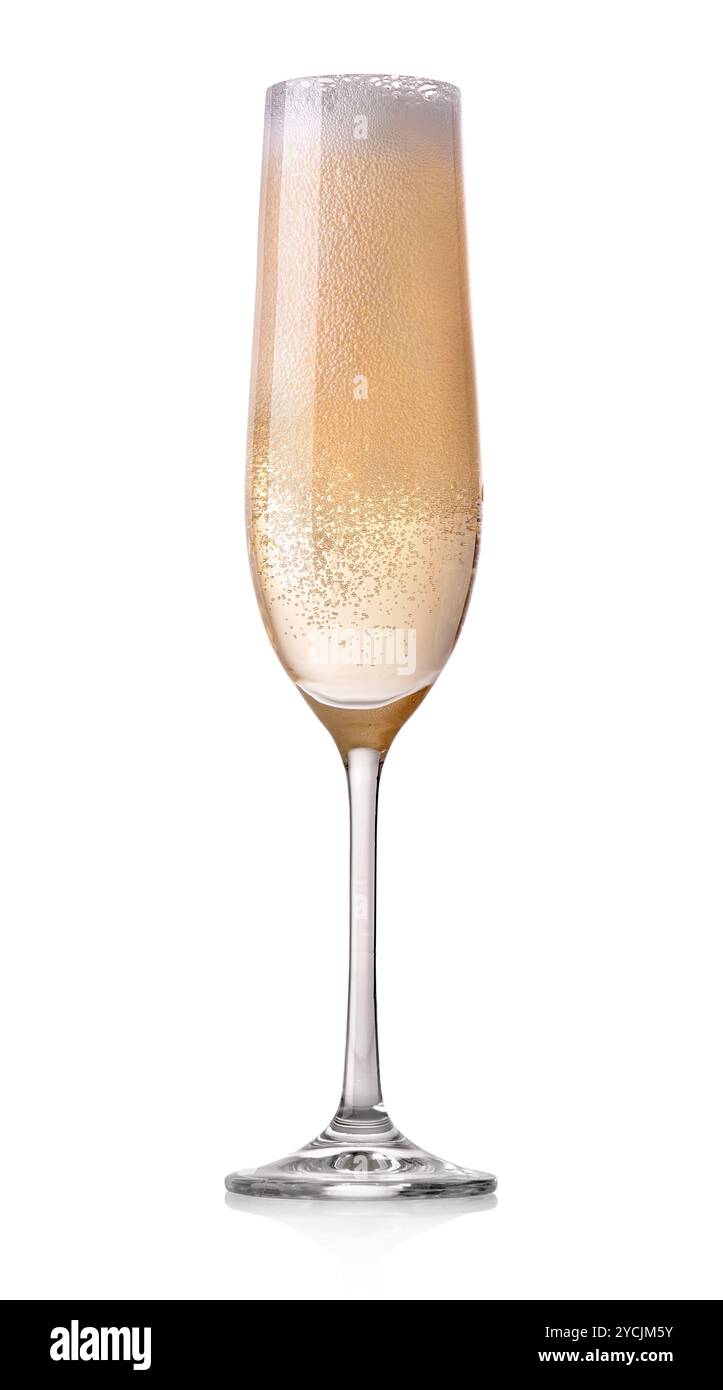 Glass champagne festive christmas Cut Out Stock Images & Pictures - Alamy