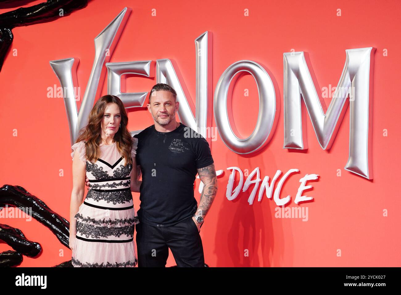 Kelly Marcel and Tom Hardy attending the Venom: The Last Dance UK ...