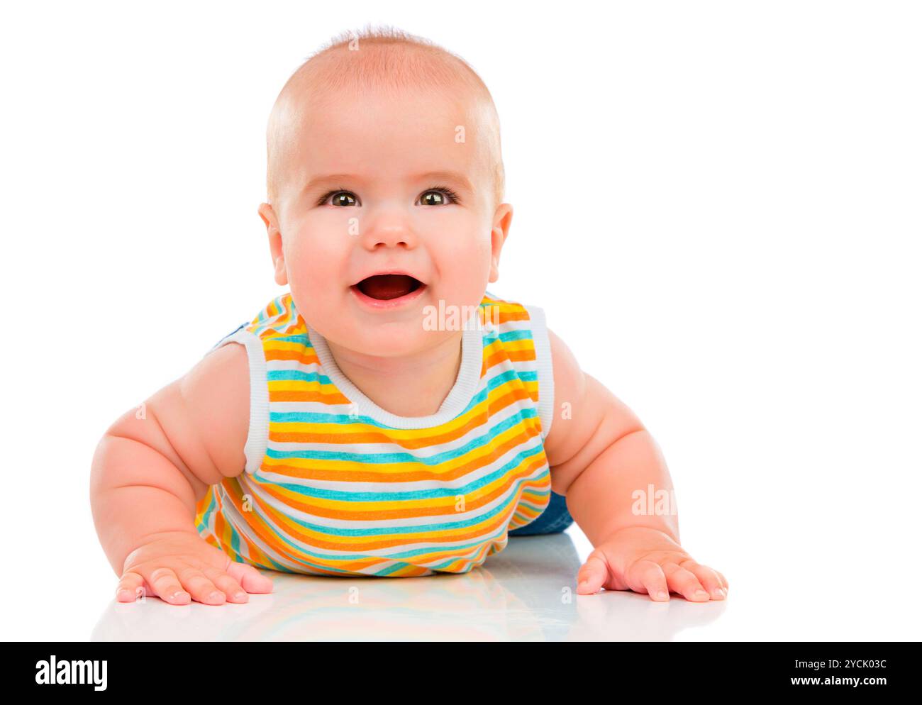 Happy Little Baby Stock Photo - Alamy