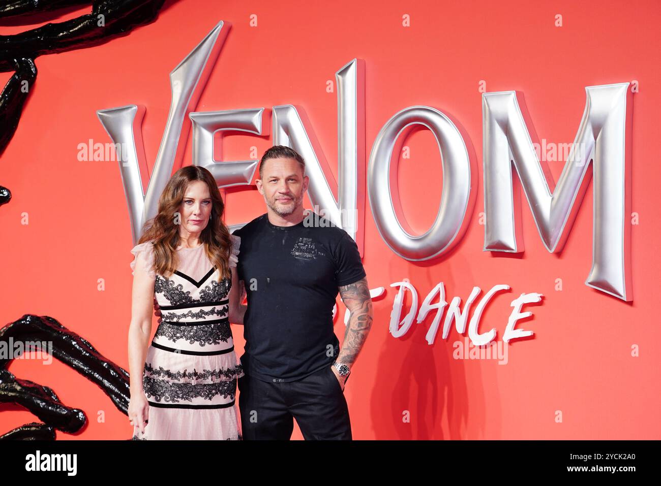 Kelly Marcel and Tom Hardy attending the Venom: The Last Dance UK ...