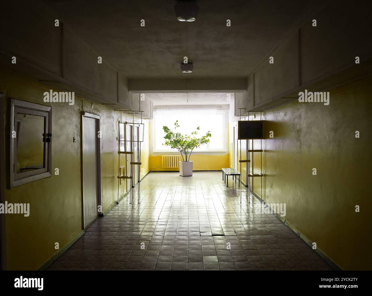 Lit corridor hi-res stock photography and images - Alamy