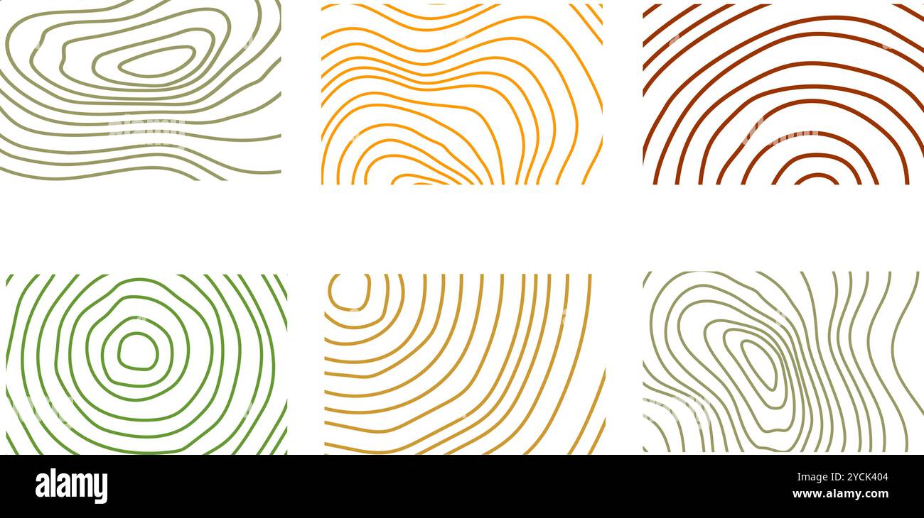 Tree cut pattern.Vector topographic map concept Stock Vector Image ...