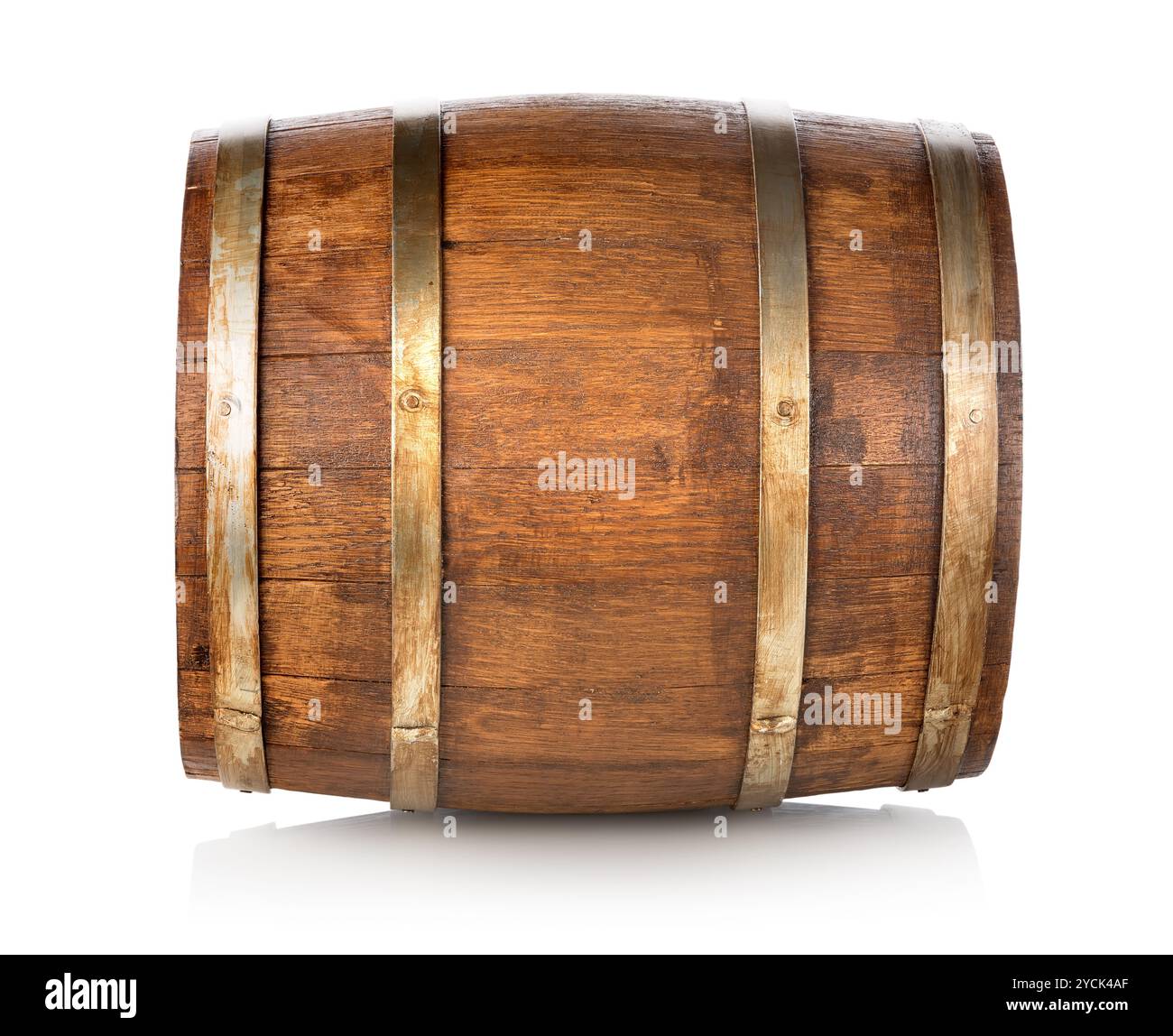 Old wine barrel made Cut Out Stock Images & Pictures - Alamy