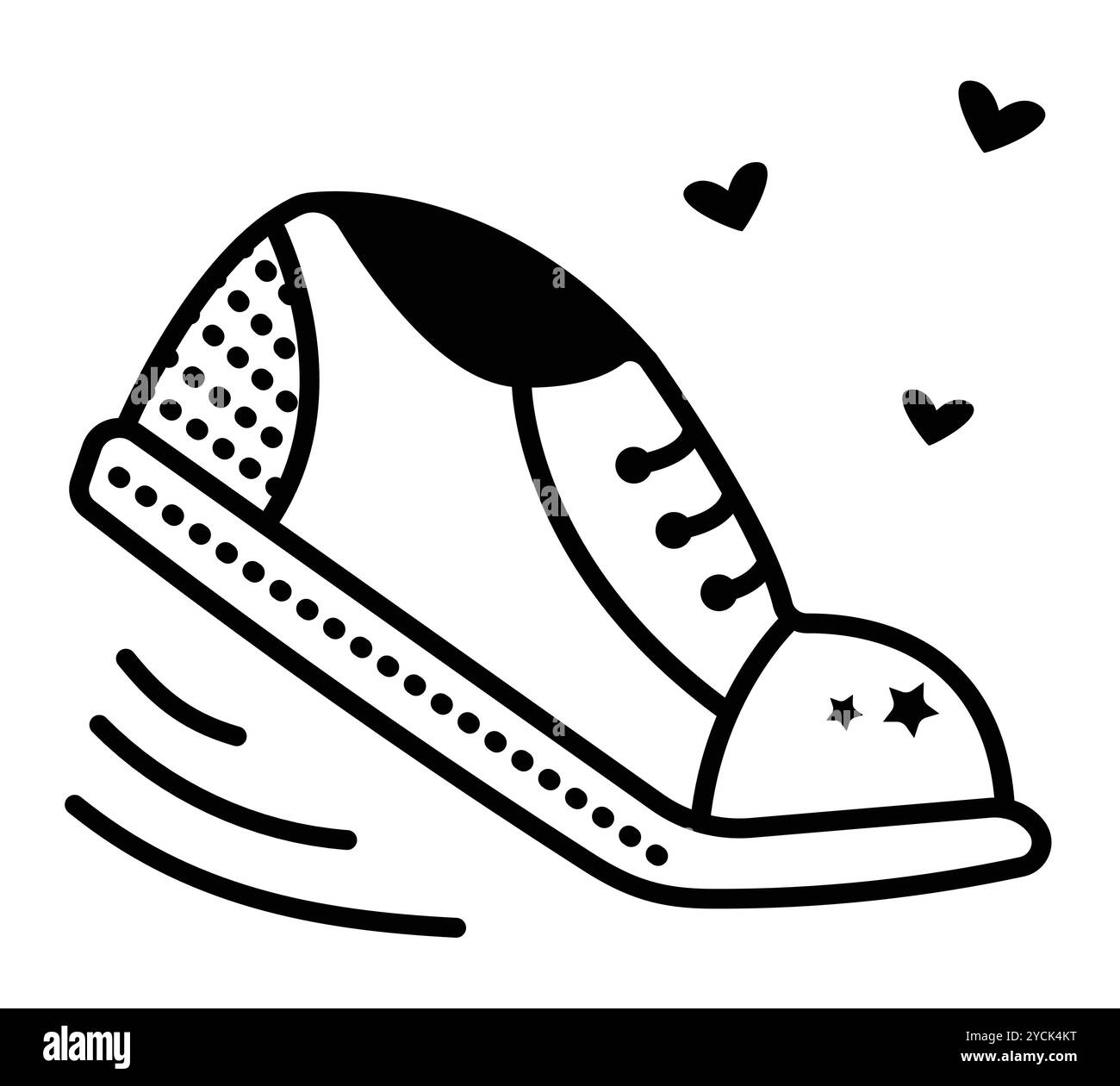 Black lace up boot Stock Vector Images - Alamy