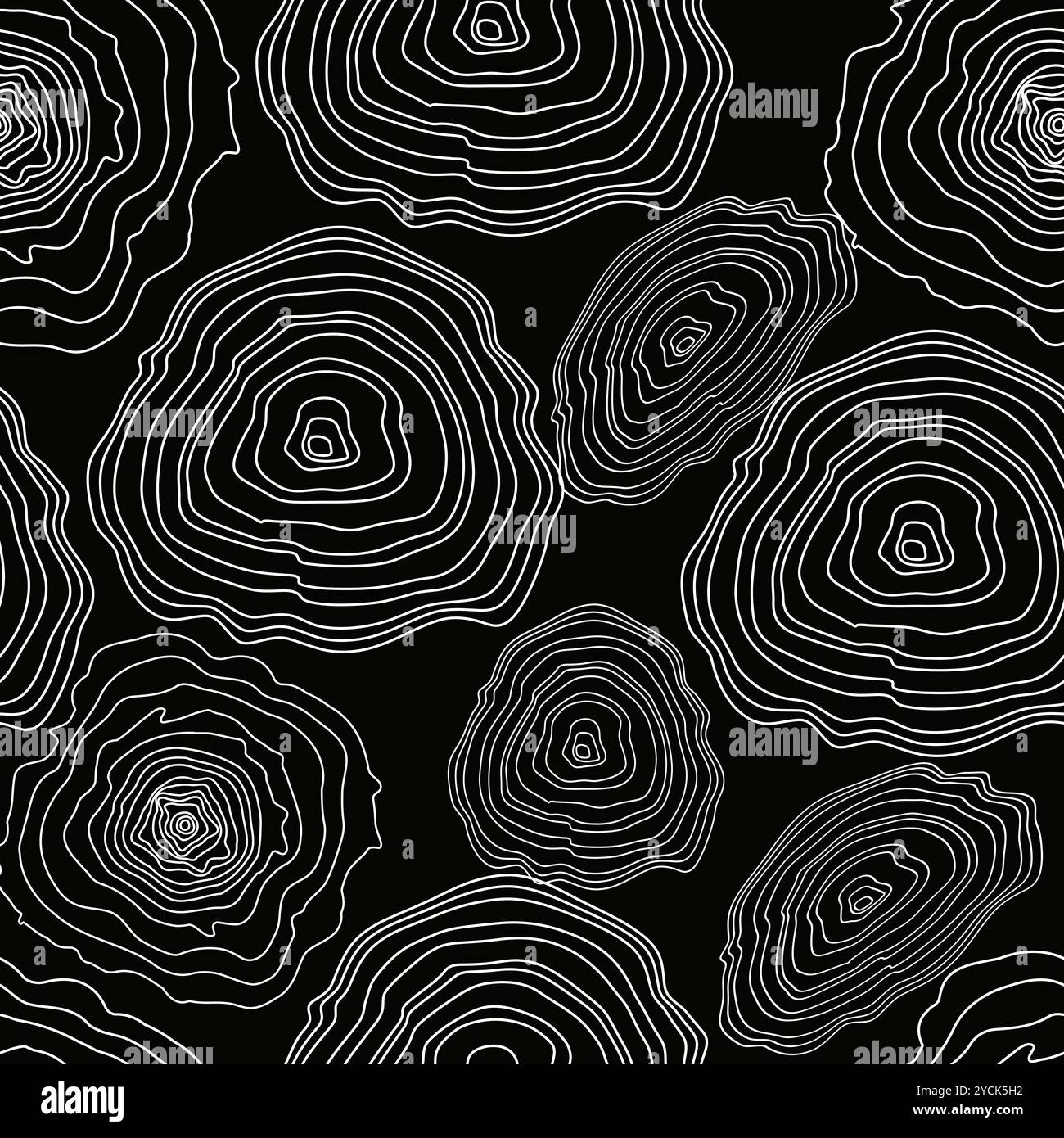 Tree cut pattern.Vector topographic map concept Stock Vector Image ...