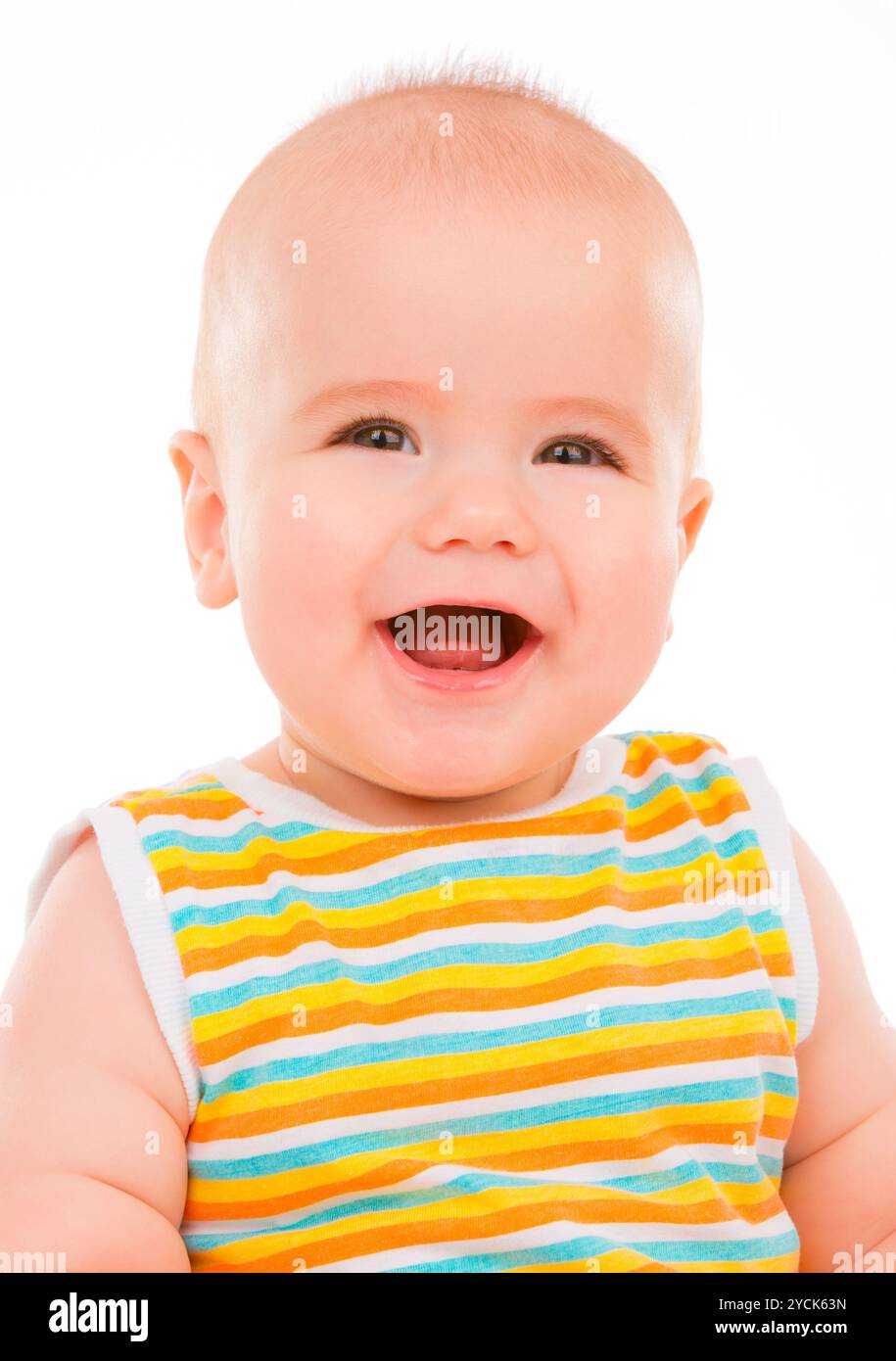 Happy Little Baby Stock Photo - Alamy