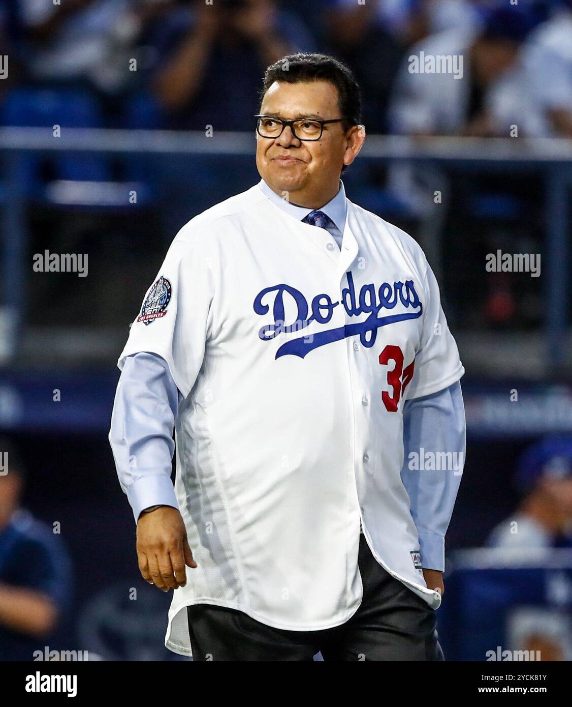 MONTERREY, MEXICO - MAY 14: Fernando Valenzuela at the ceremony of his ...