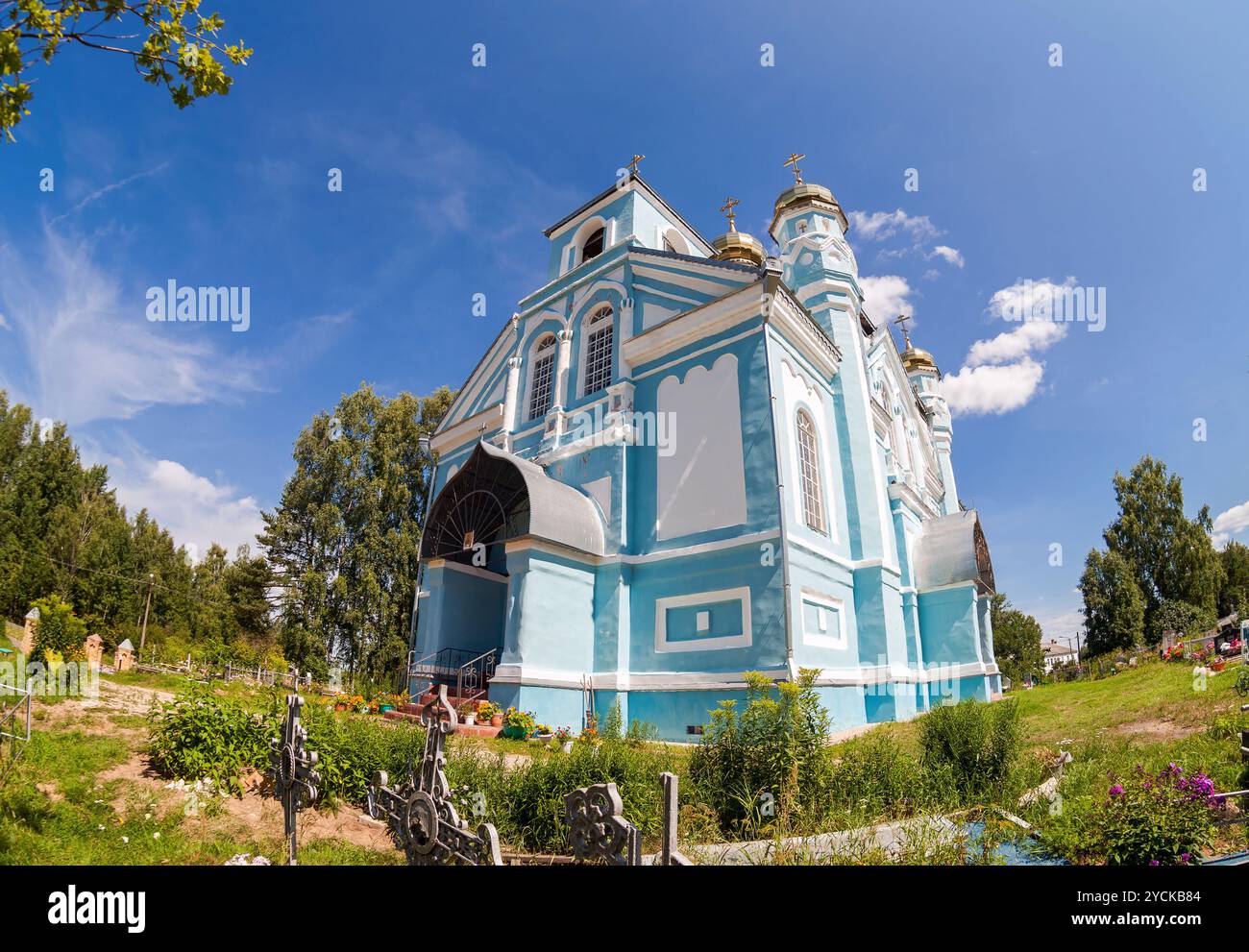 Church of the Icon of the Holy Mother of Tikhvinskaya in Borovichi ...