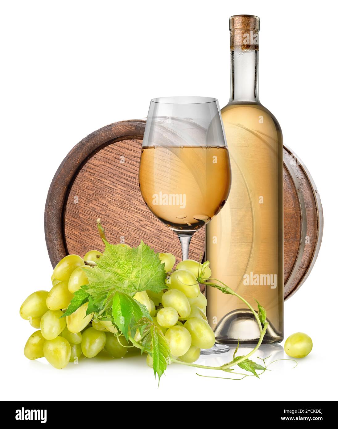 Brown barrel and wine Stock Photo - Alamy
