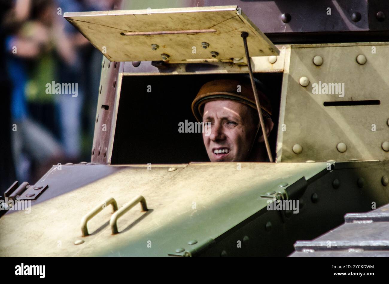 Army tank inside hi-res stock photography and images - Alamy