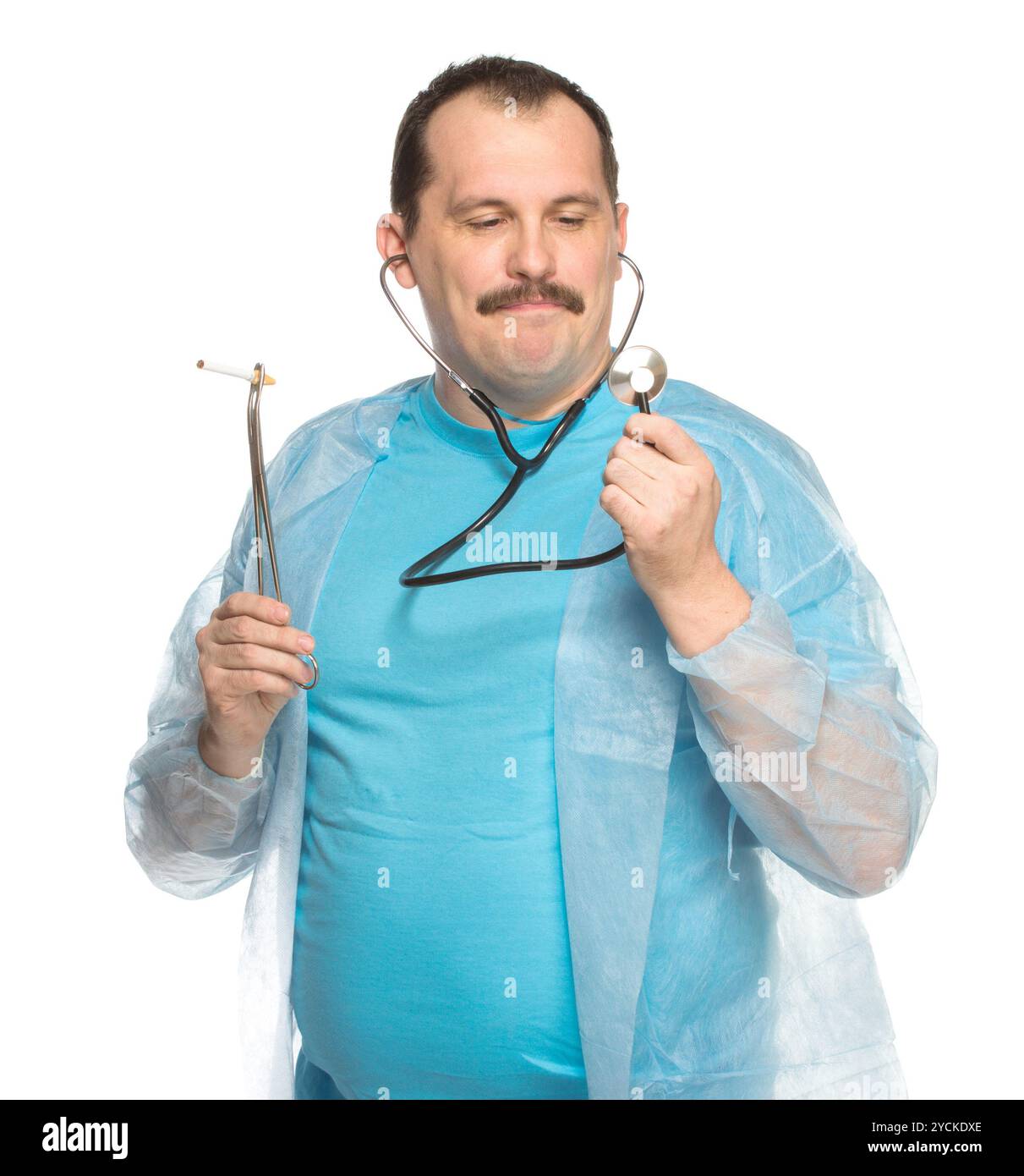 Hospital patient smoking hi-res stock photography and images - Alamy