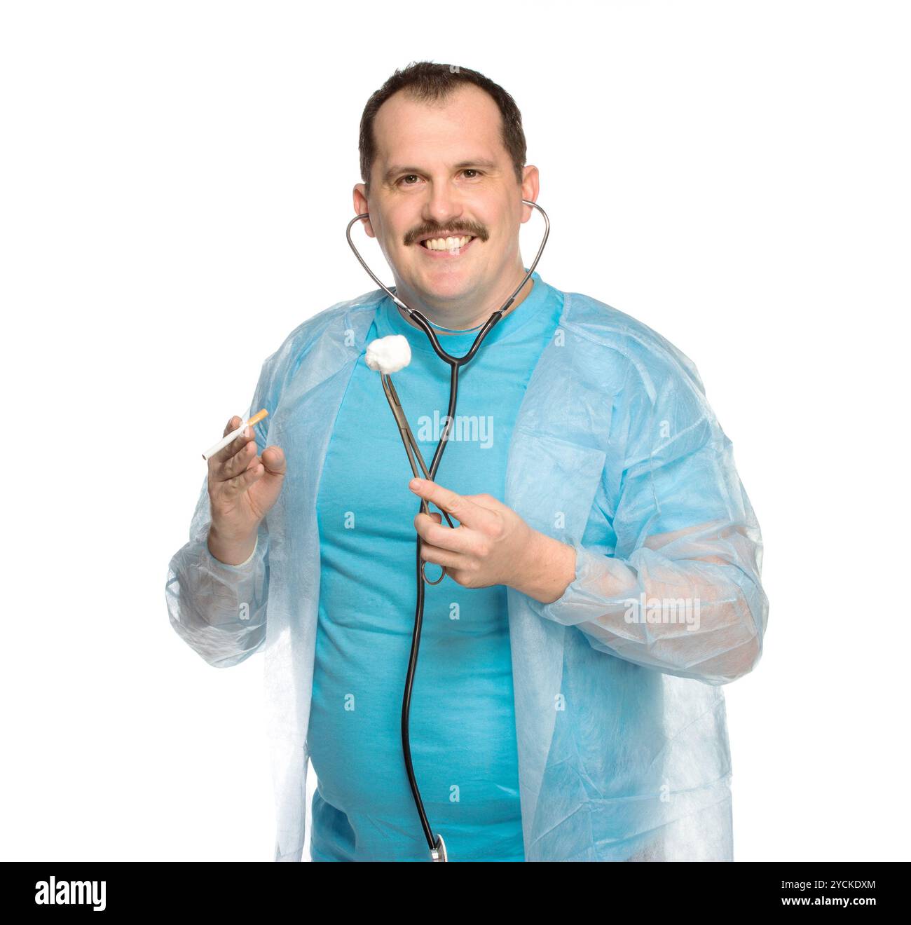 Medical professional smoking cigarette hi-res stock photography and ...
