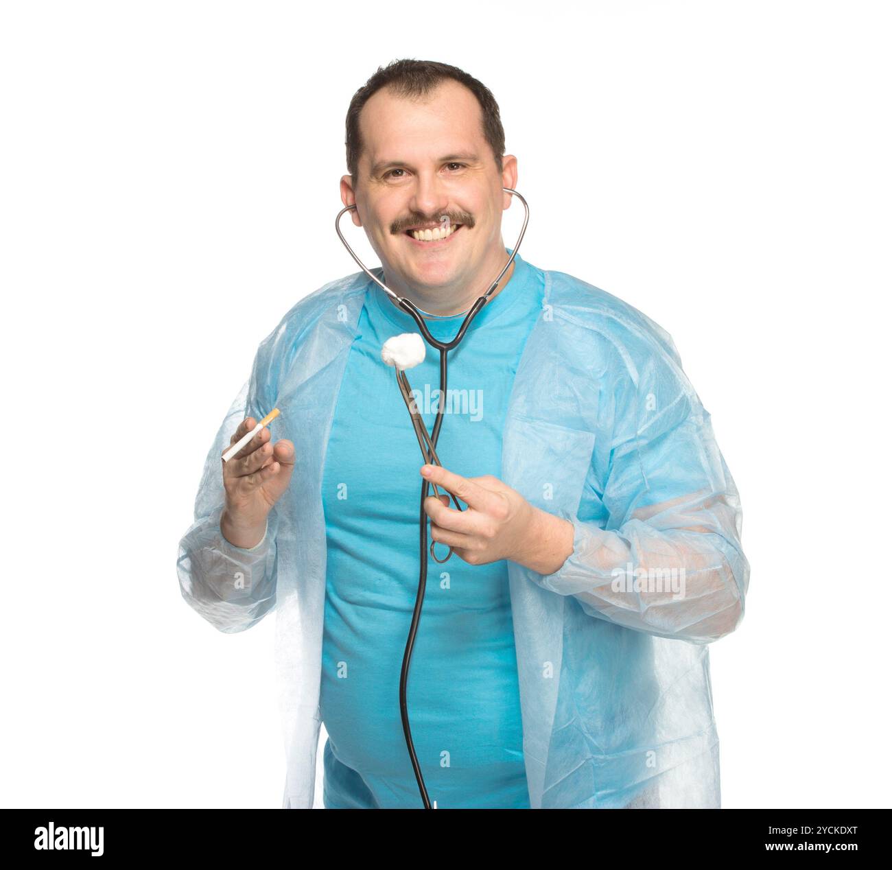Hospital patient smoking hi-res stock photography and images - Alamy