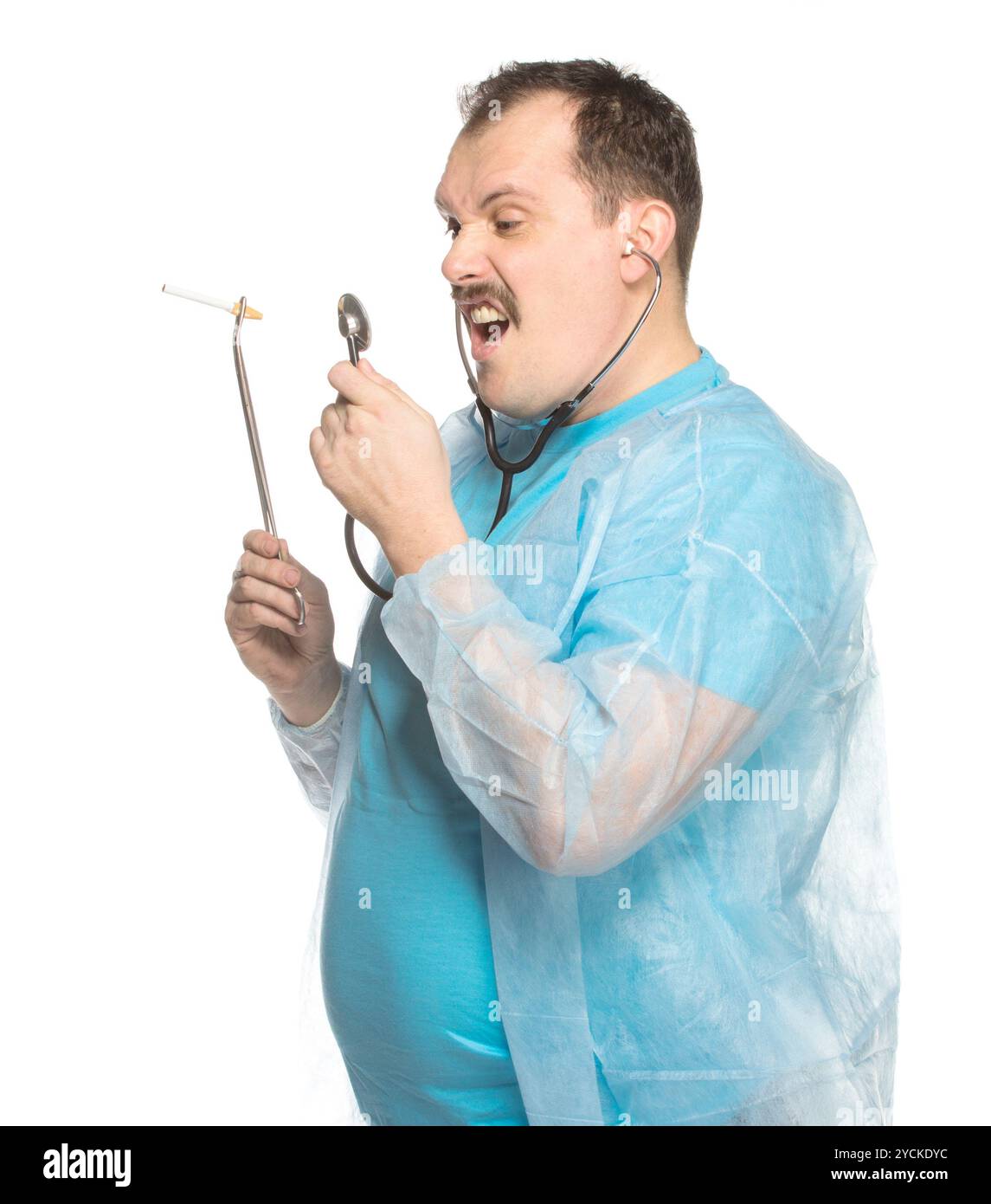 Hospital patient smoking hi-res stock photography and images - Alamy
