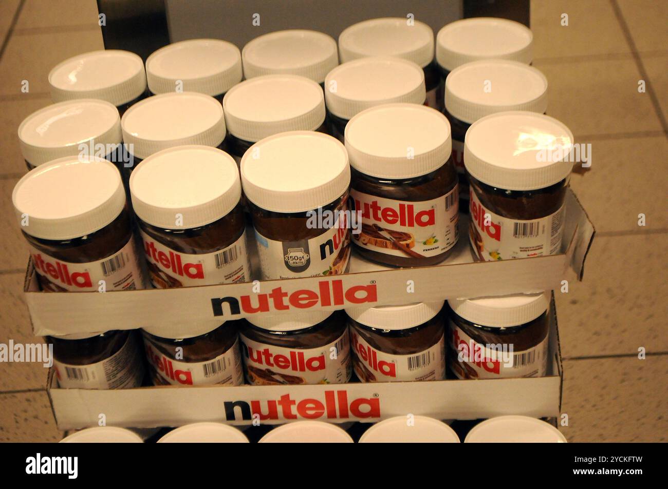 Copenhagen/ DenmarK/23 October 2024/ Nutella display for sale in ...