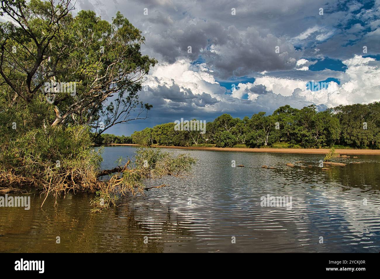 The Mary River, close to the Mary Pool between Fitzroy Crossing and ...