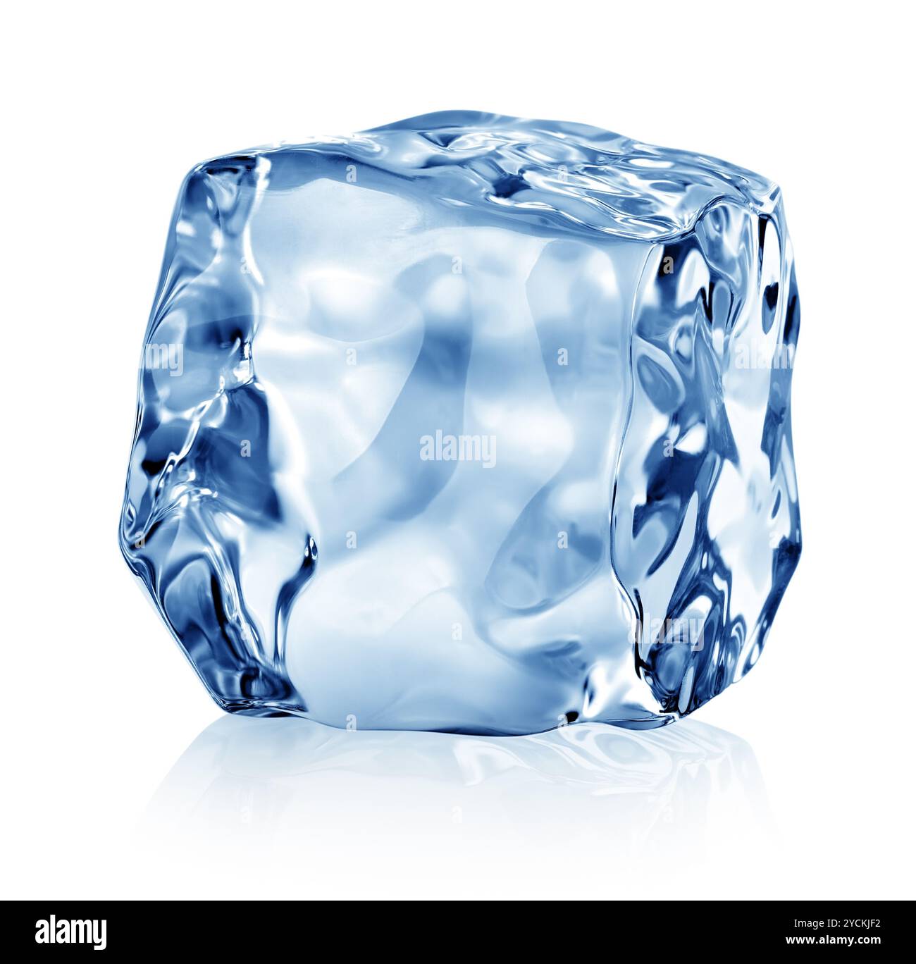 Blue drops on frozen Cut Out Stock Images & Pictures - Alamy