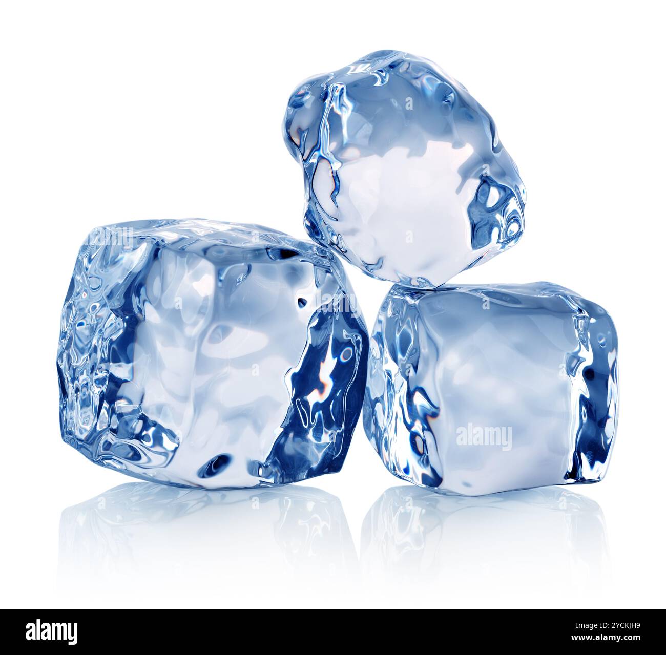 Three ice crystals Stock Photo - Alamy