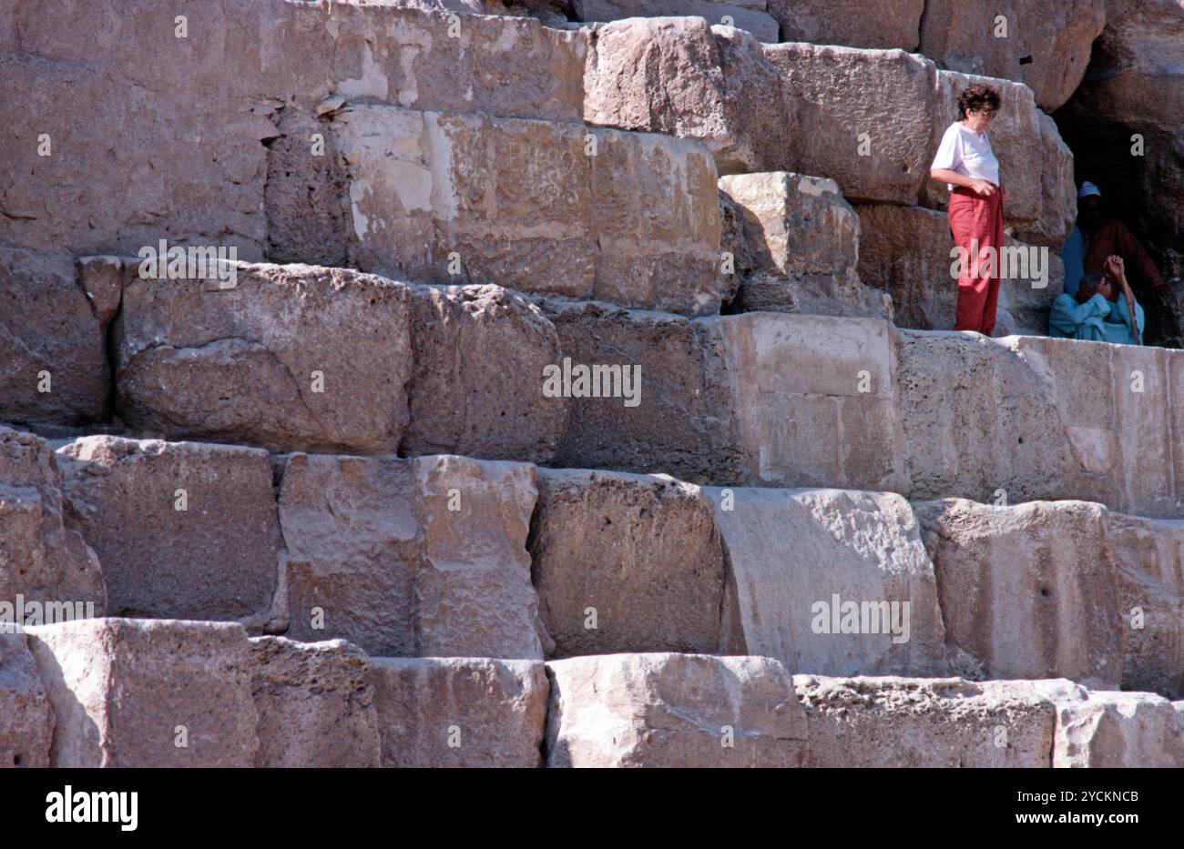 Entrance great pyramid giza hi-res stock photography and images - Alamy