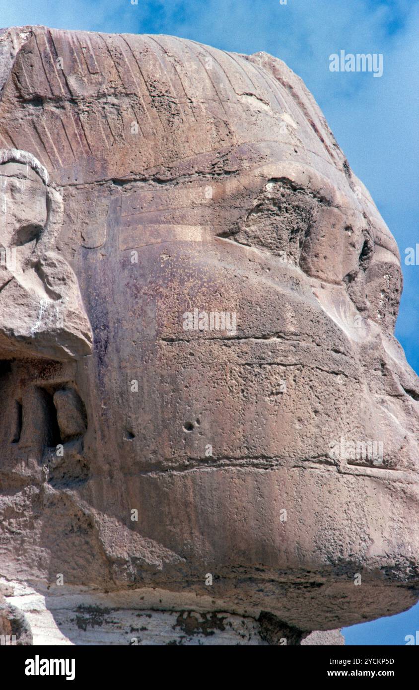 Great Sphinx of Giza, Cairo, Egypt, September 1989 Stock Photo - Alamy