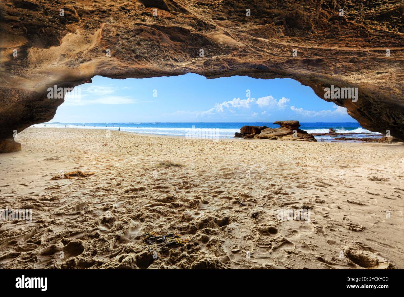 Caves Beach, NSW Australia Stock Photo - Alamy
